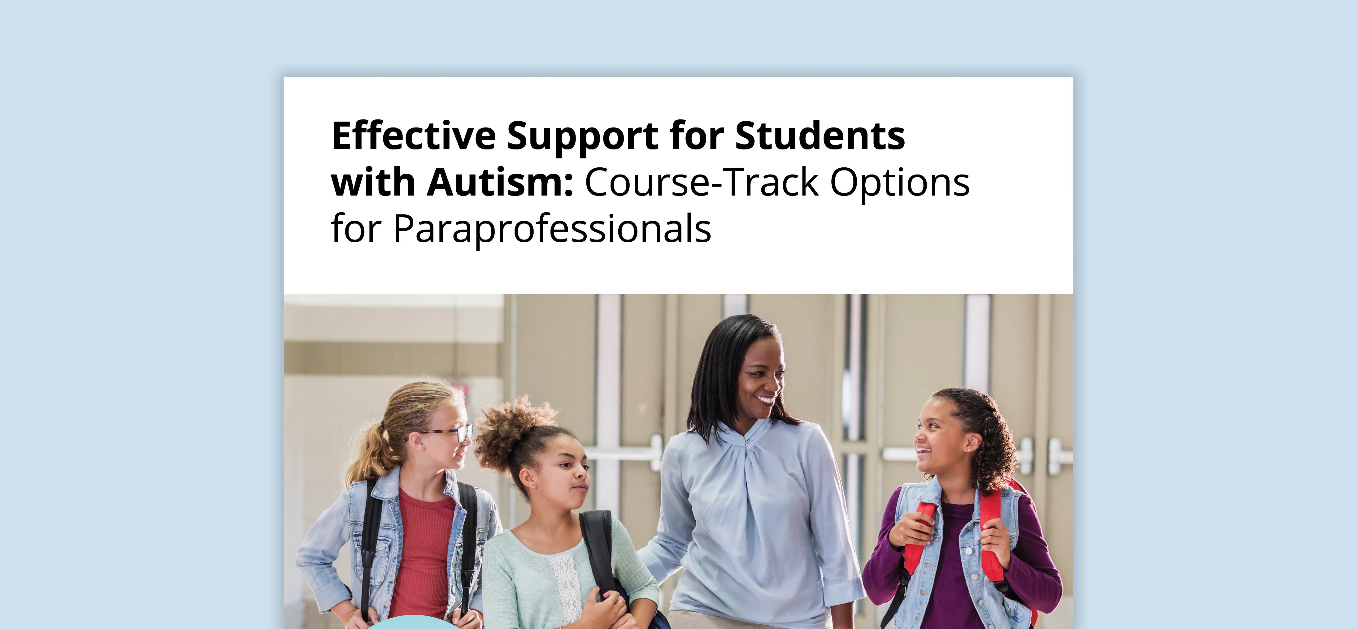 Effective Support for Students with Autism: Course-Track Options for ...