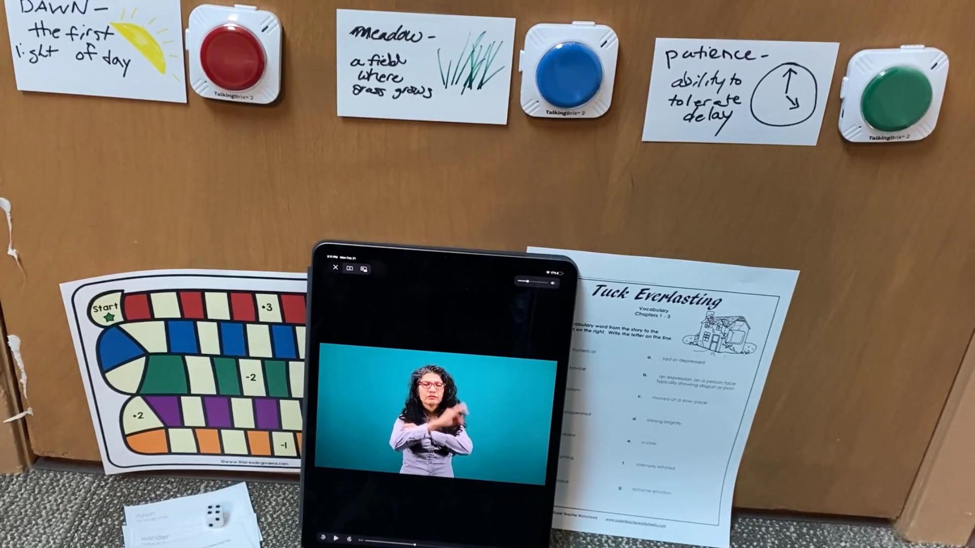 Tuck Everlasting Vocabulary | Texas SPED Support